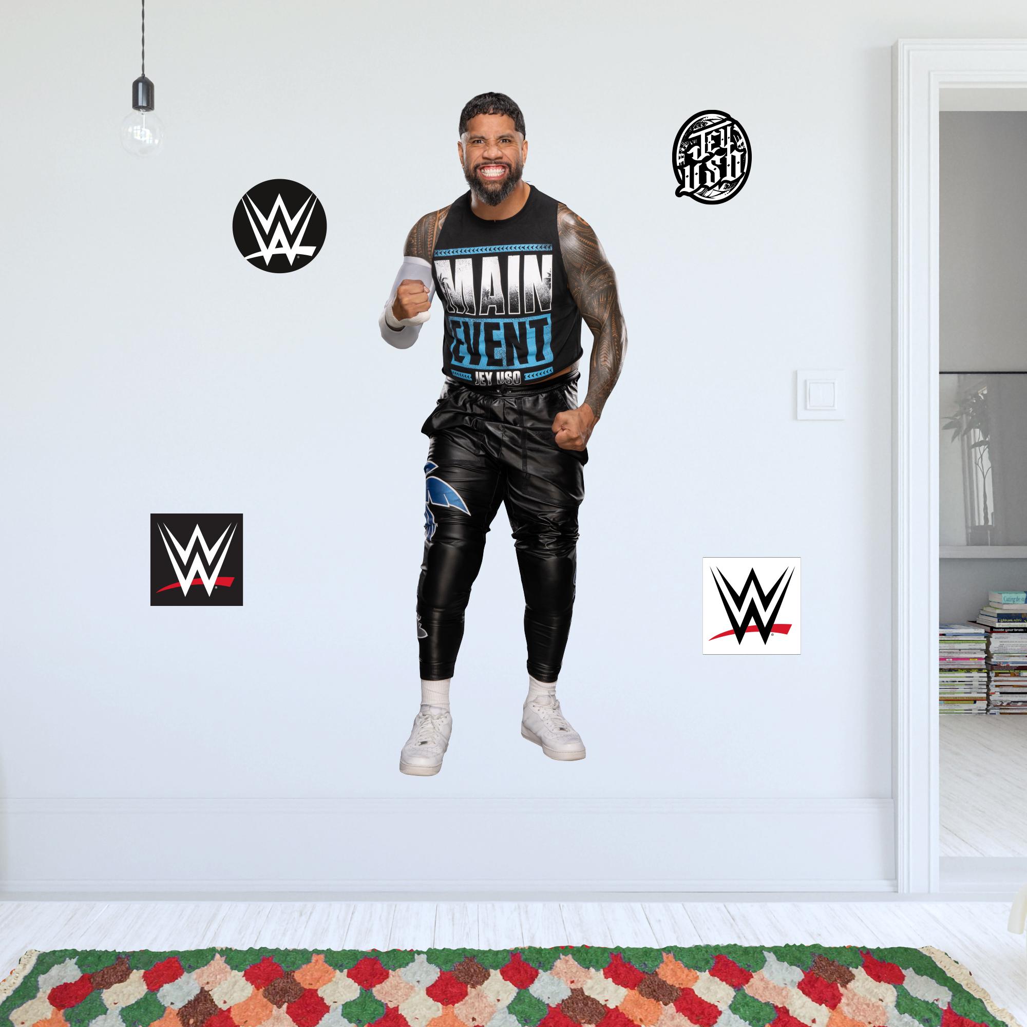 WWE Jey Uso Cut Out Wall Sticker - LIFESIZE